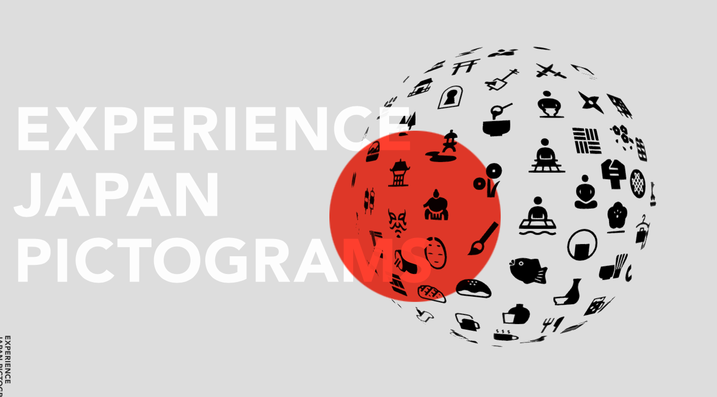 EXPERIENCE JAPAN PICTOGRAMS - Dark Square