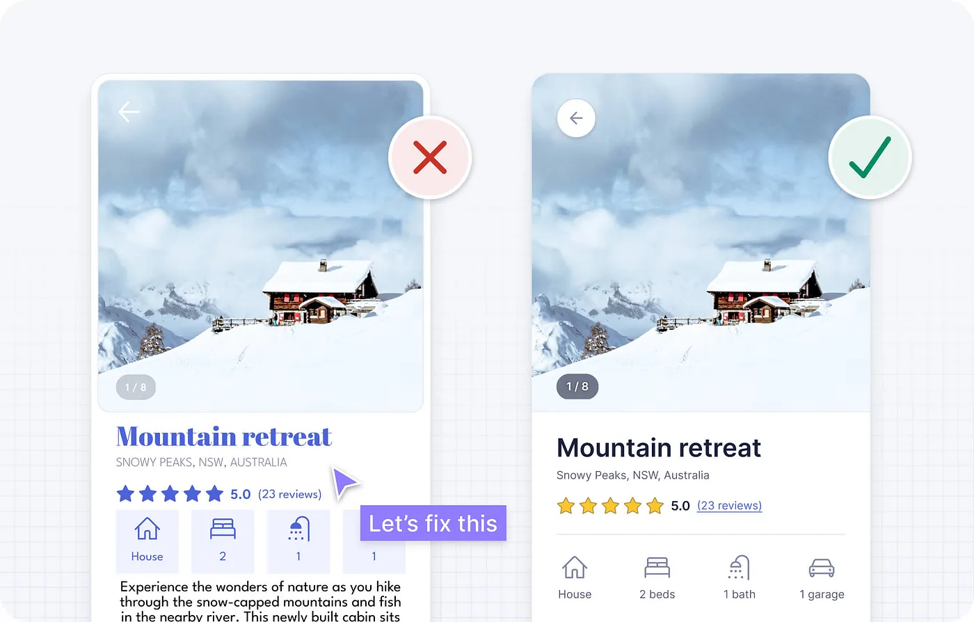 16 little UI design tips that make a big impact - Dark Square