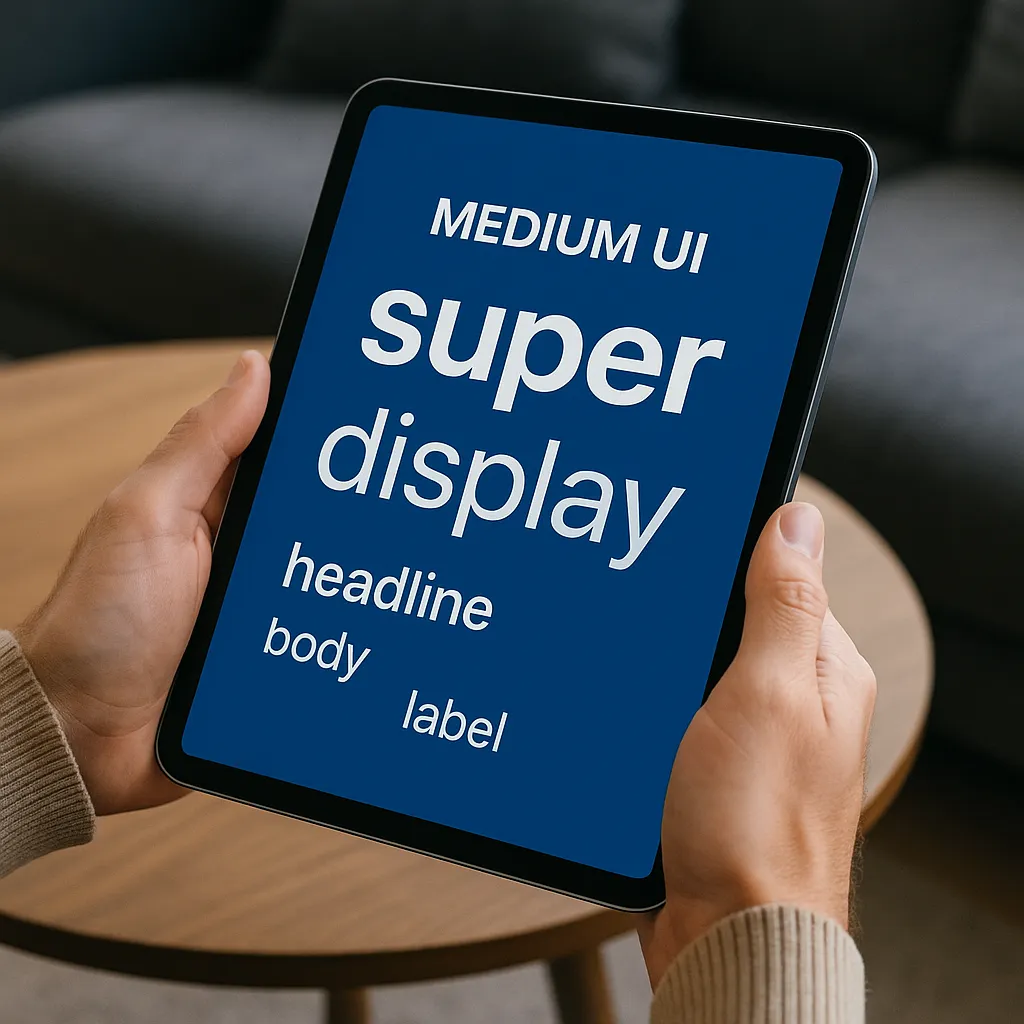 Typography Styles in Design Systems - Dark Square